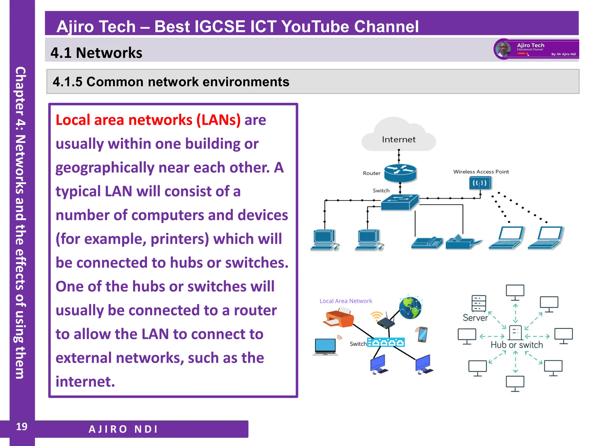 Igcse Ict 0417 0983 Networks And The Effects Of Using Them Ajiro Tech Ppt