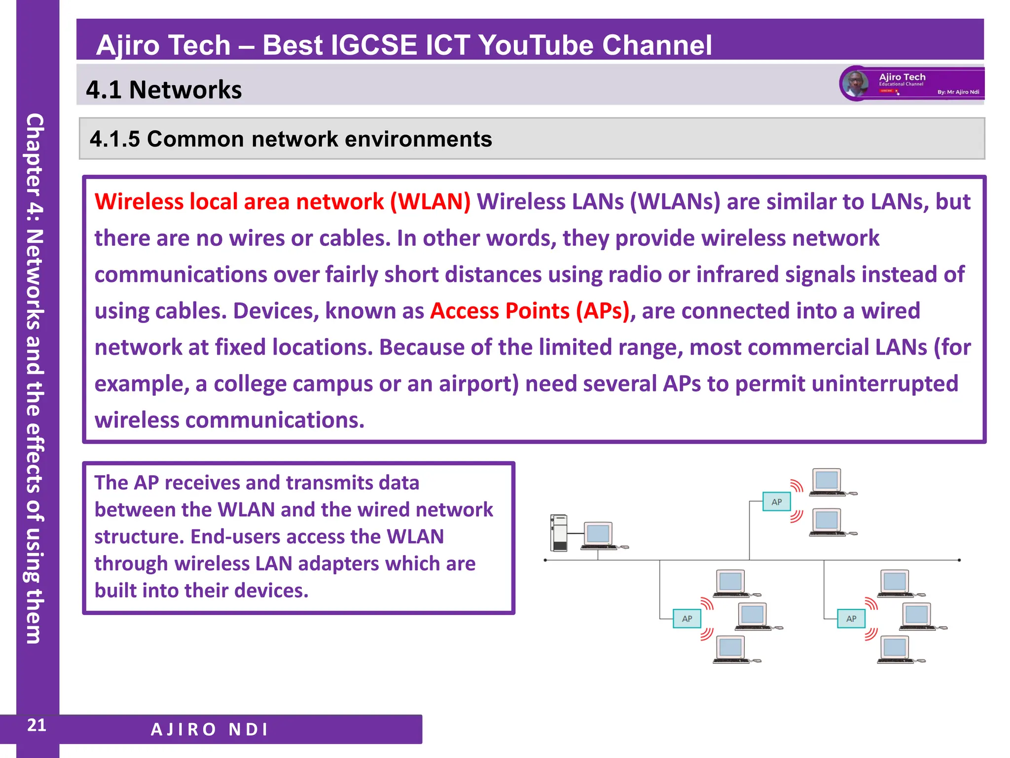 IGCSE ICT (0417/0983) - Networks and the effects of using them - Ajiro Tech | PDF