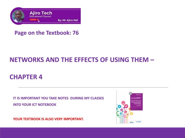 Igcse Ict 04170983 Networks And The Effects Of Using Them Ajiro 4382