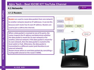IGCSE ICT (0417/0983) - Networks and the effects of using them - Ajiro ...