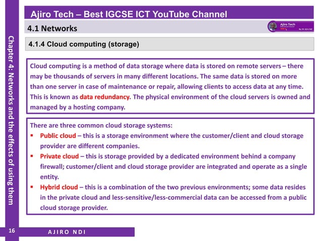 Igcse Ict 04170983 Networks And The Effects Of Using Them Ajiro Tech Pdf Computer