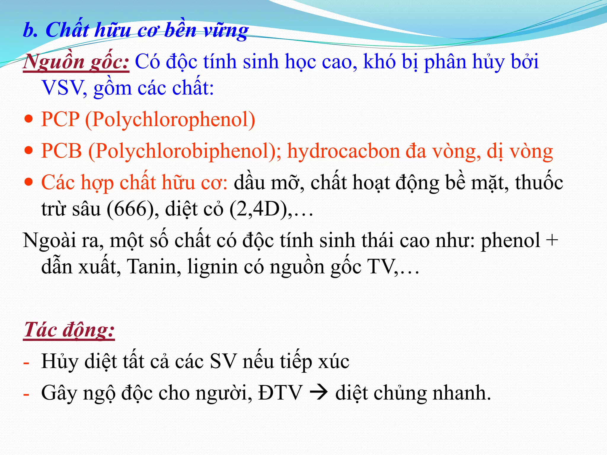 Chapter 4 ô nhiễm môi trường nước | PPTX