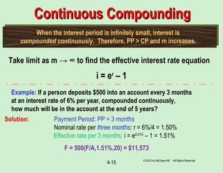 Chapter 4 nominal & effective interest rates | PPT