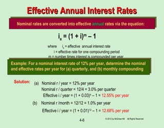 Chapter 4 nominal & effective interest rates | PPT