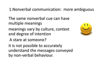Chapter 4 nonverbal nhan | PPT