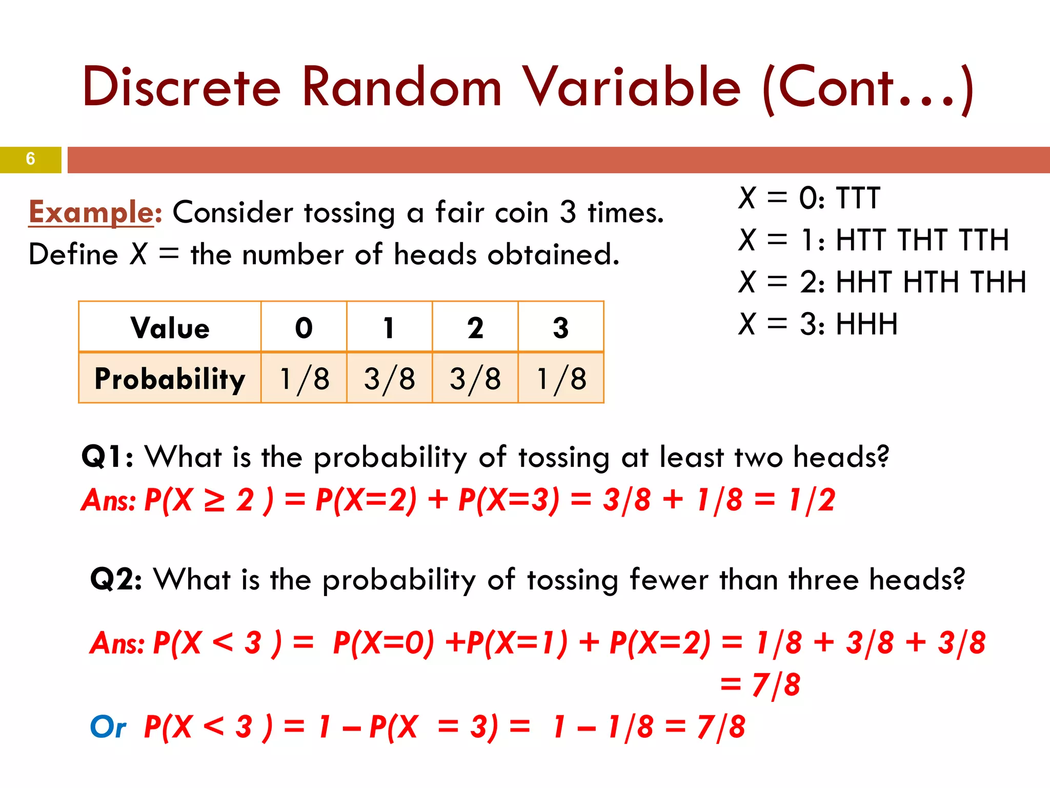 Chapter 4 part2- Random Variables | PPT