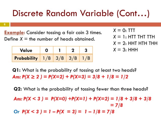 Chapter 4 part2- Random Variables | PDF | Internet for Beginners | Internet