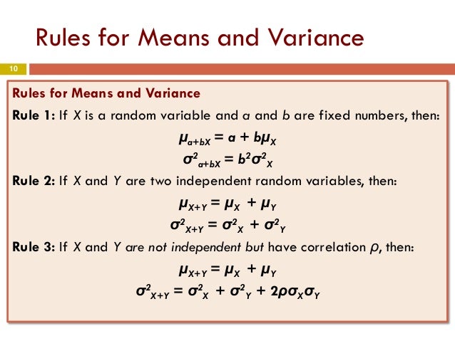 Chapter 4 Part3 Means And Variances Of Random Variables