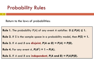 Chapter 4 part4- General Probability Rules | PPT
