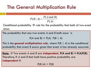 Chapter 4 part4- General Probability Rules | PPT