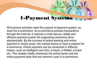 Chapter 4 payment systems in e-commerce | PPT