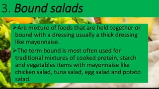 Chapter 4 prepare salads and dressing ppt | PPTX