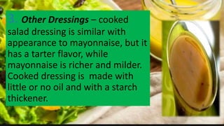 Chapter 4 prepare salads and dressing ppt | PPTX