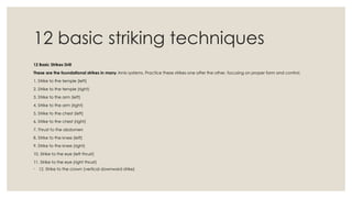 ARNIS STRIKING AND TECHNIQUE DRILLS.pptx