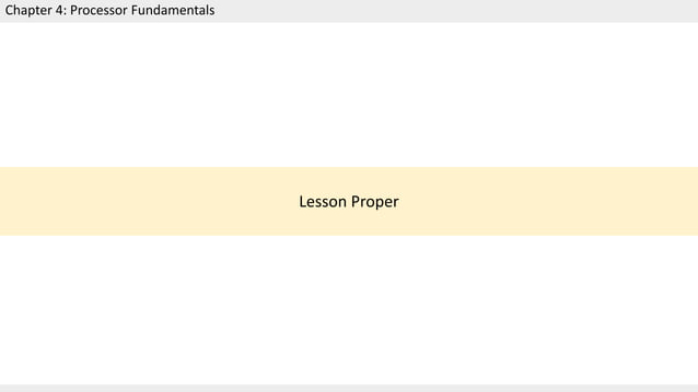 Chapter 4 Processor Fundamentalspdf 