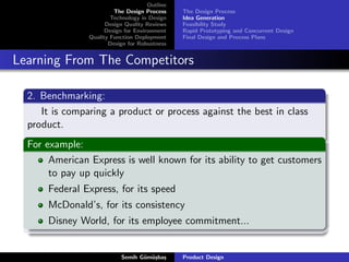Product Design in Operations Management | PDF