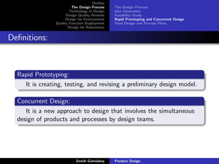 Product Design in Operations Management | PDF