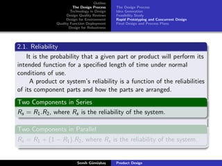 Product Design in Operations Management | PDF