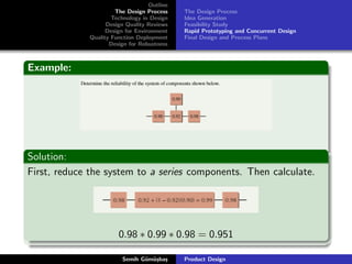 Product Design in Operations Management | PDF