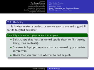 Product Design in Operations Management | PDF