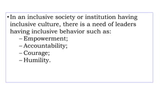 Chapter 4 - Promoting Inclusive Culture.ppt
