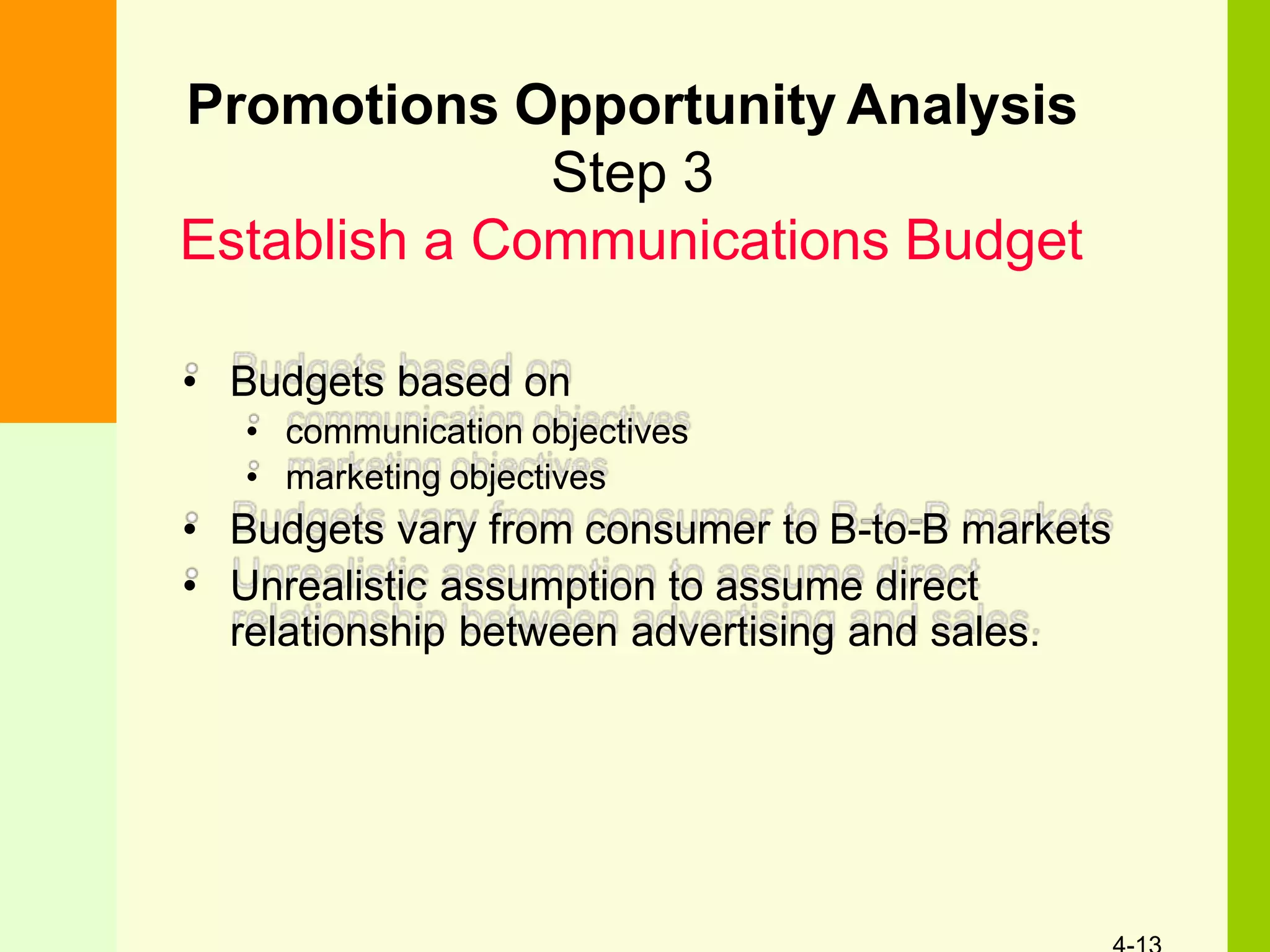 Chapter 4 promotion analyasis opportunity | PPTX