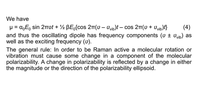 Chapter 4 - Raman Spectroscopy.pdf | Chemistry | Science