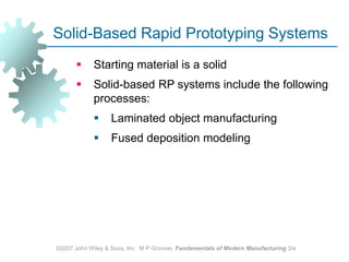 Chapter 4 - RAPID PROTOTYPING (a).pptx | 3-D Graphics | Computer Software and Applications