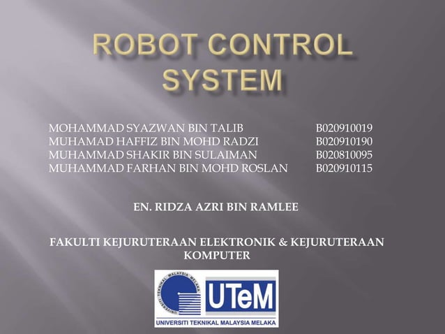 Chapter 8 - Robot Control System | PPTX | Web Development | Internet
