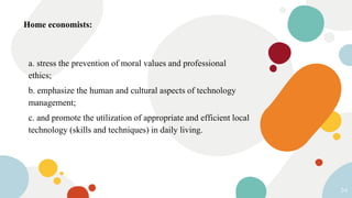 Chapter 4 - Role of Home Economics in National Development.pptx