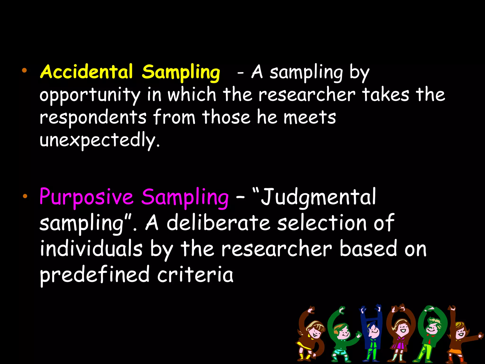 Chapter 4 sampling procedure | PPT