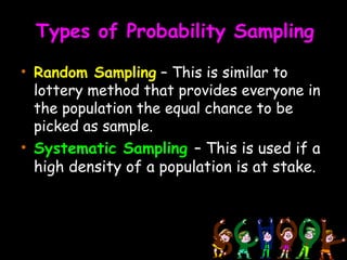 Chapter 4 sampling procedure | PPT