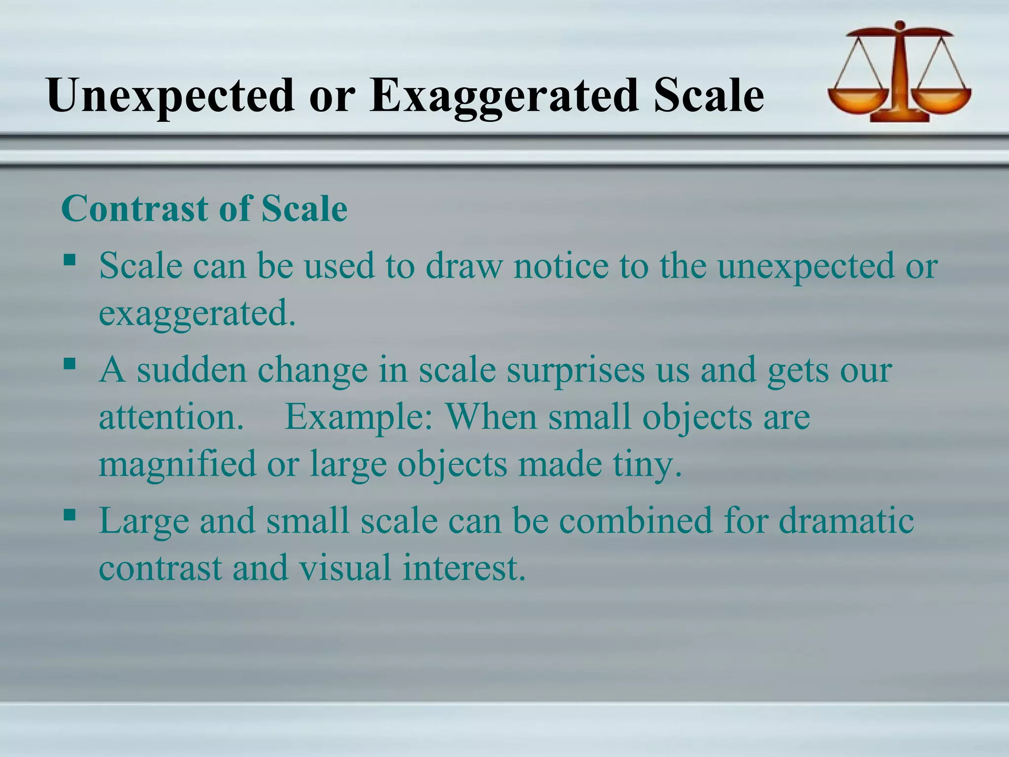 Chapter 4 scale and proportion | PPT