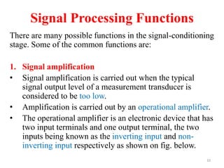 Title:- Signal Conditioning | PPTX