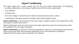CHapter 4 -Signal Conditioning.pptxyyhhhj | PPTX