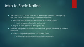 Chapter 4 - Socialization in sociology.ppt