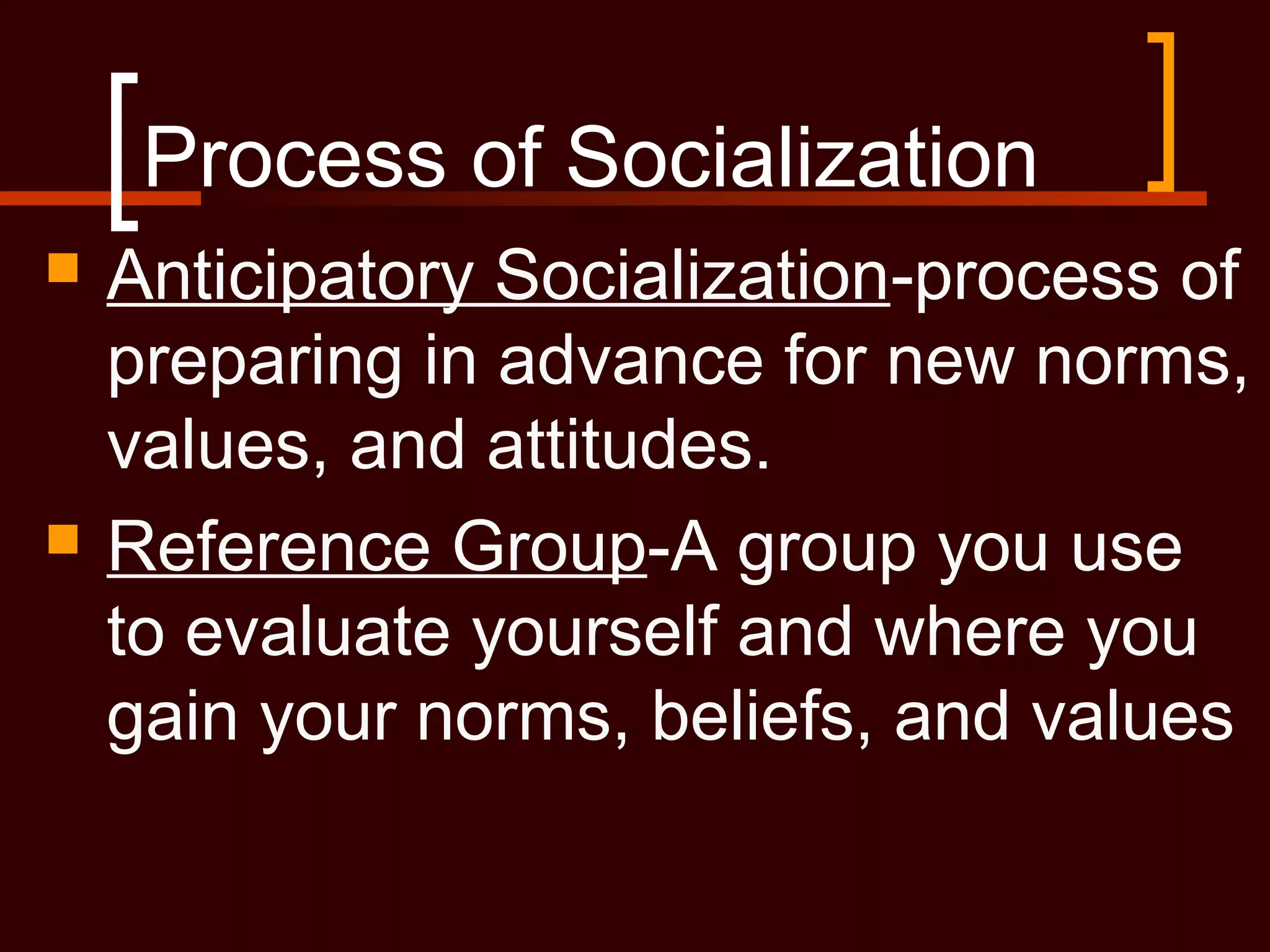 Sociology Chapter 4 socialization and the self | PPT | Education