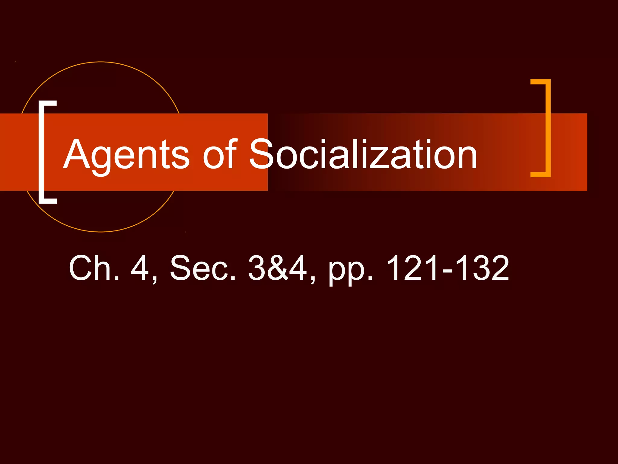 Sociology Chapter 4 socialization and the self | PPT | Education