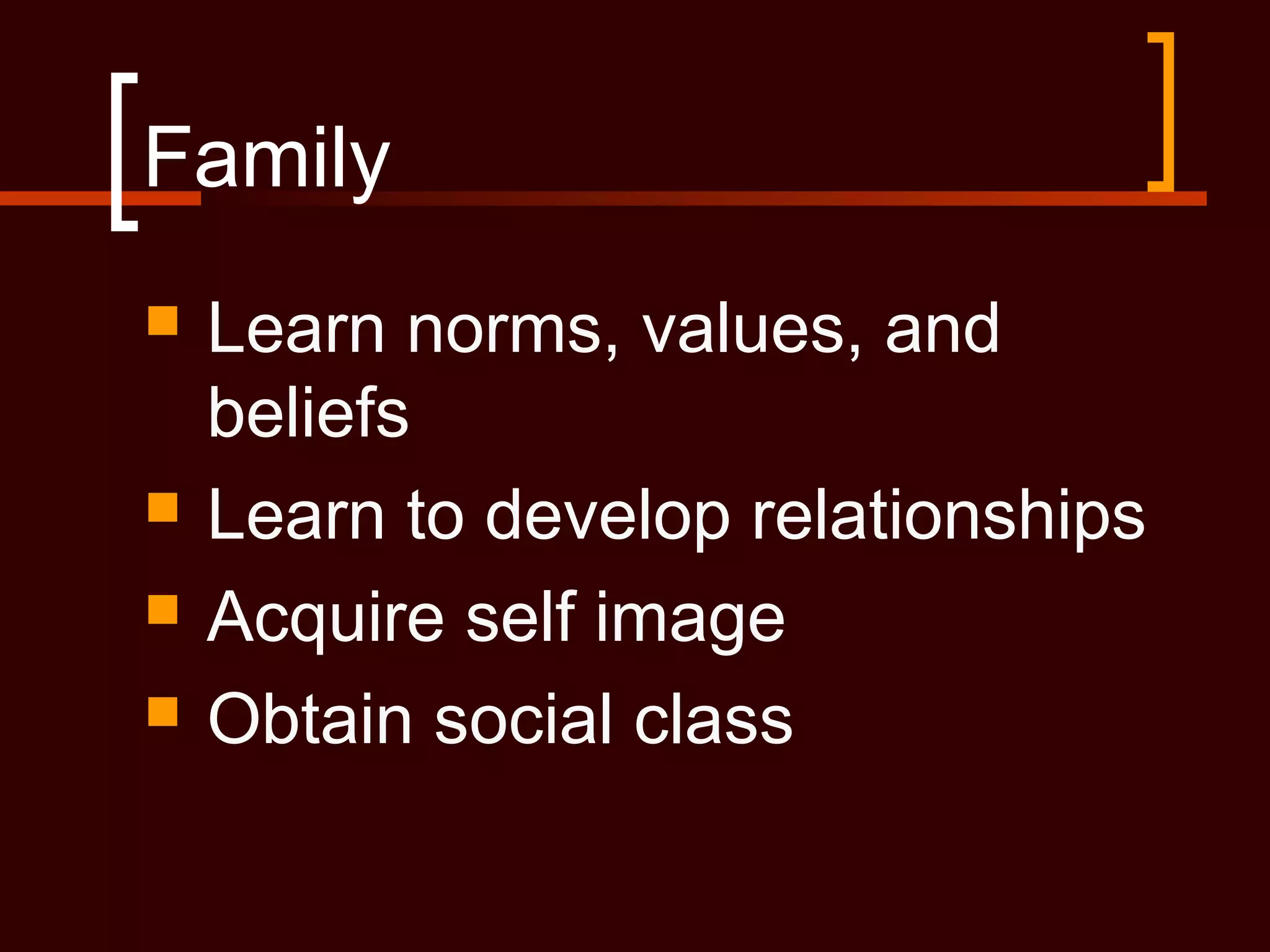 Sociology Chapter 4 socialization and the self | PPT | Education
