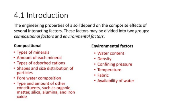 Chapter 4 soil composition & engineering properties | PPTX | Geology | Science