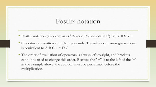 Chapter 4 stack | PPT