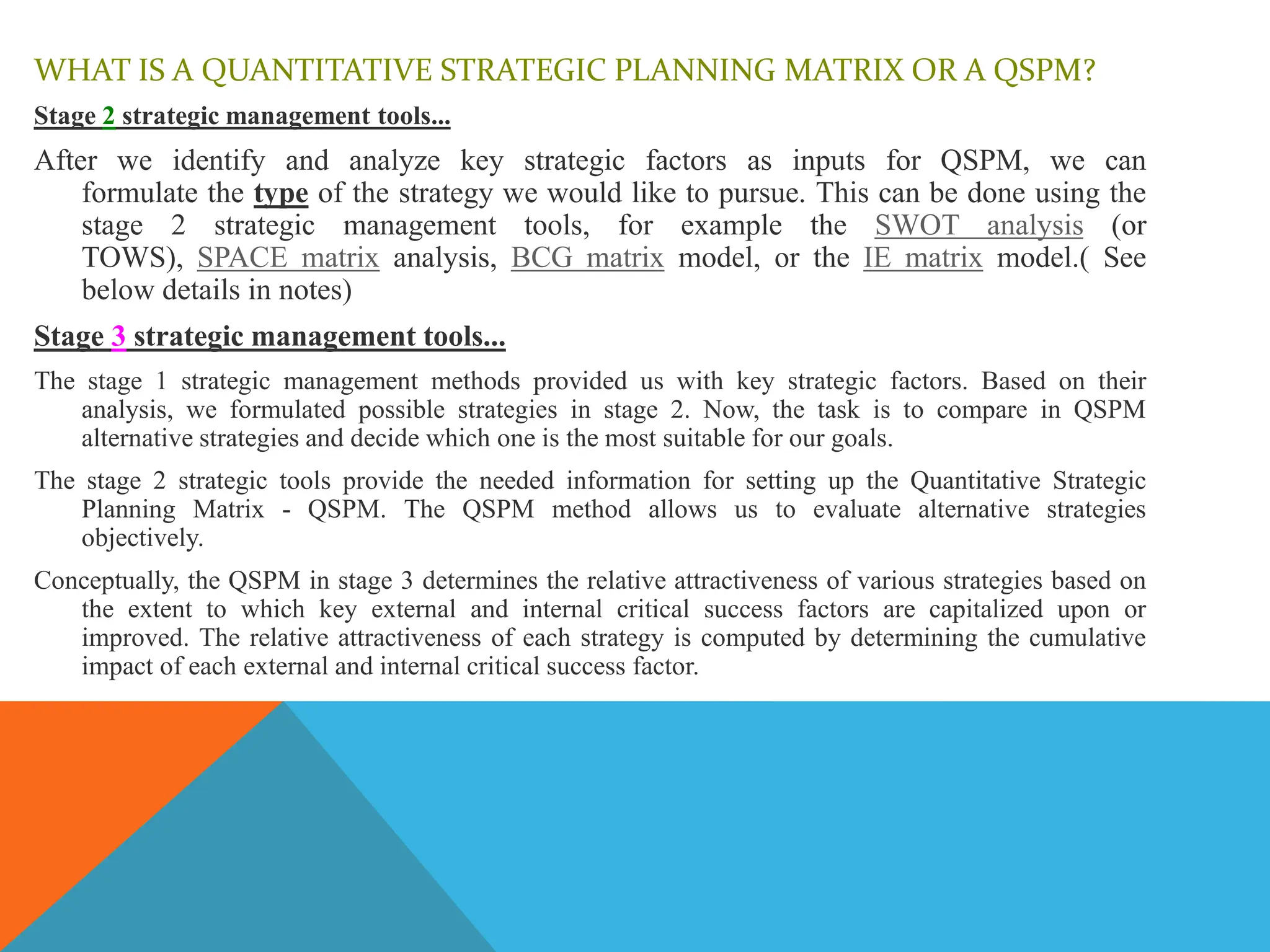 Chapter 4 - Strategy Formulation, Situation Analysis & Business ...