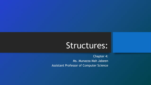 Structures | PPT
