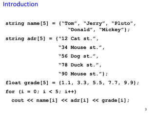 Chapter 4 - Structures - Student.pdf - slides | PDF