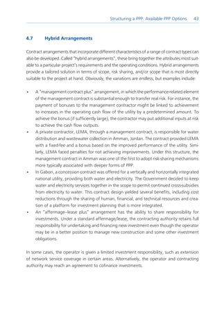 Chapter4 structuring a ppp (available ppp options) | PDF