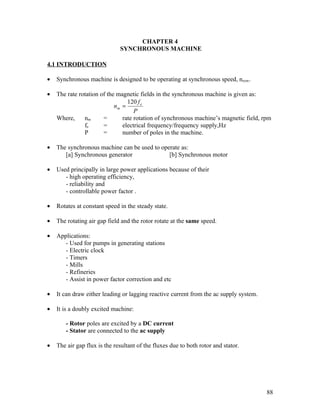 Chapter 4 synchronous machine | DOC