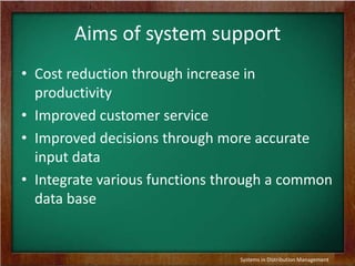 Distribution Management System | PPTX