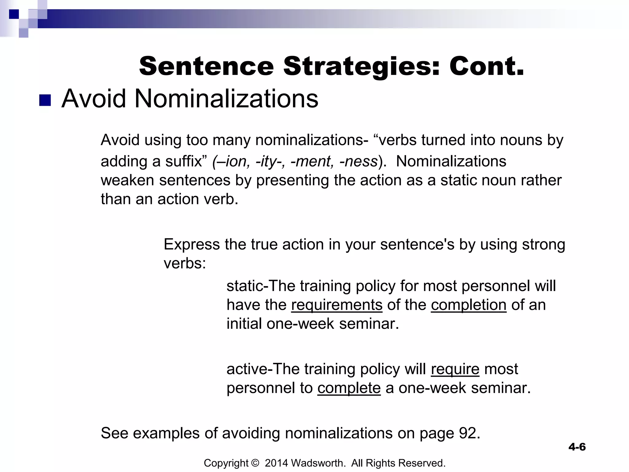 Chapter 4 technical communication style | PPTX