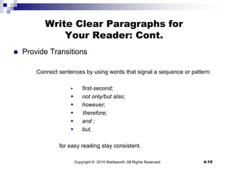 Chapter 4 technical communication style | PPTX