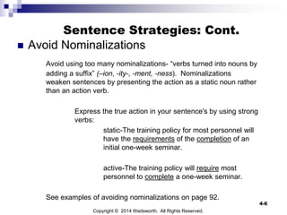 Chapter 4 technical communication style | PPTX